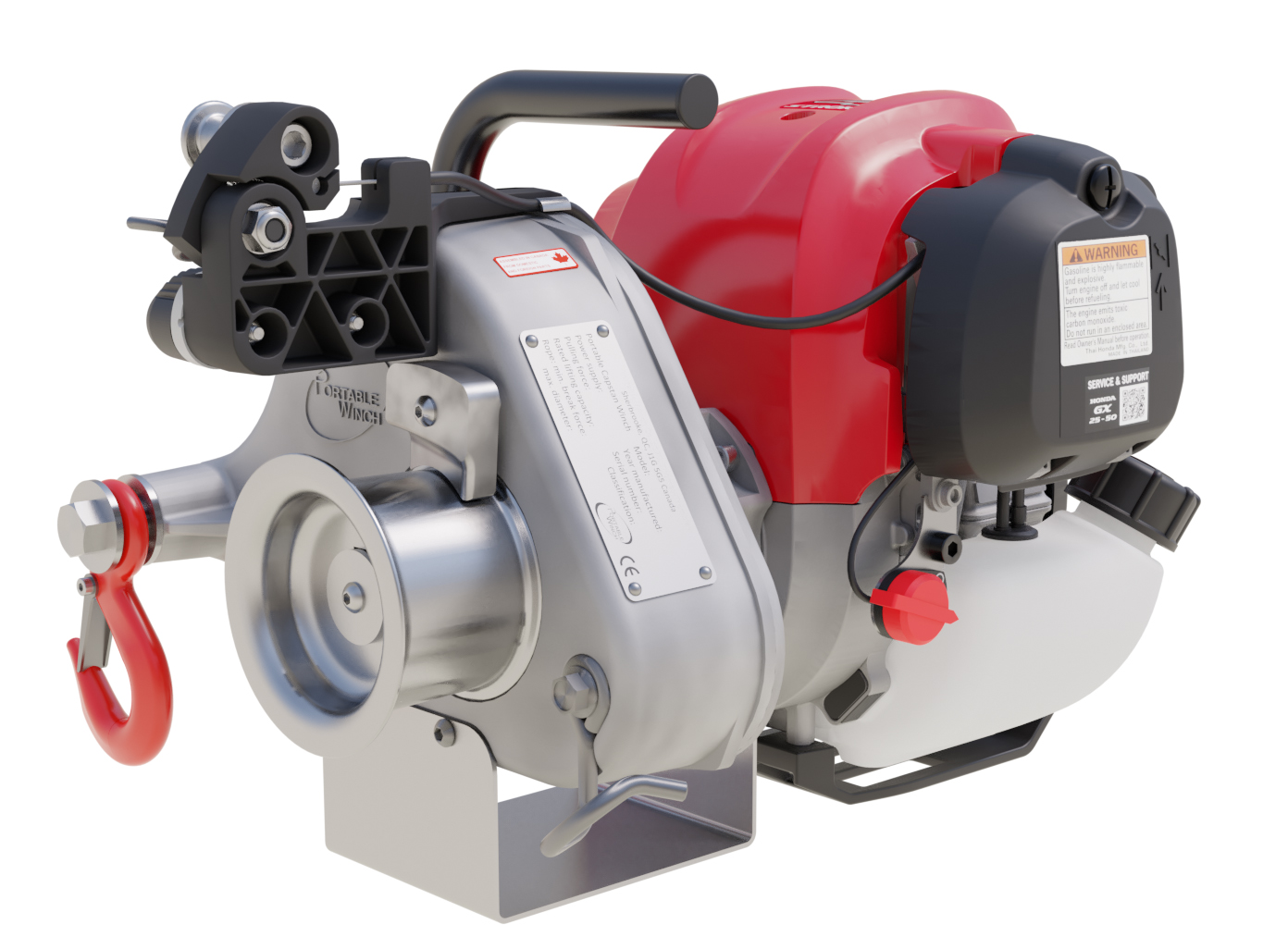 Treuil de tirage à essence • Algan-Sirec